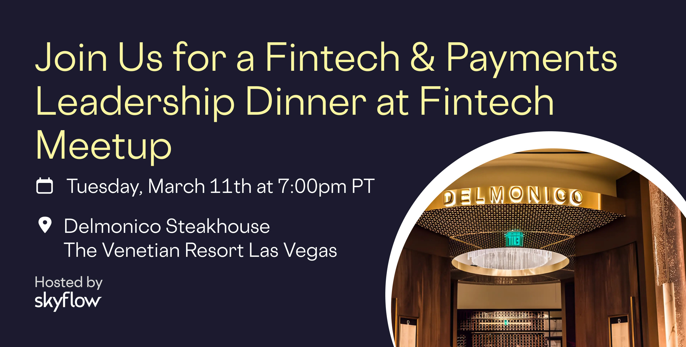 Fintech Payments Dinner At Fintech Meetup 2025
